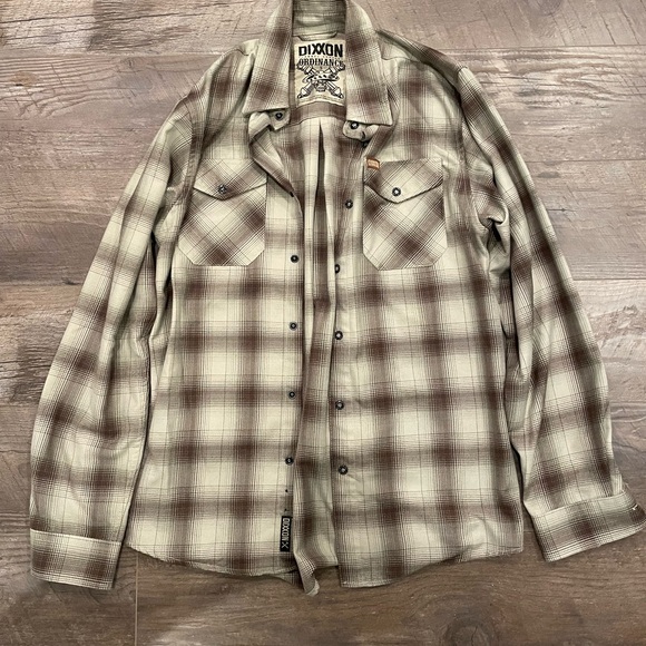 DIXXON | Shirts | Dixxon Ordinance Flannel Buttonup Shirt | Poshmark